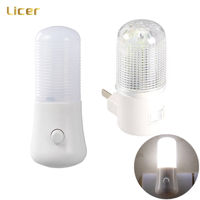 Licer LED Night Light Switch Control Home Wall Plug-in Night Lamp Kids ...