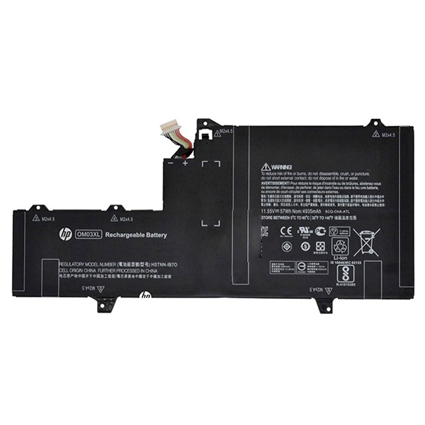 BATTERY HP ELITEBOOK x360 1030 G2 OM03XL 0M03XL HSN-I04C 863167-171 ...