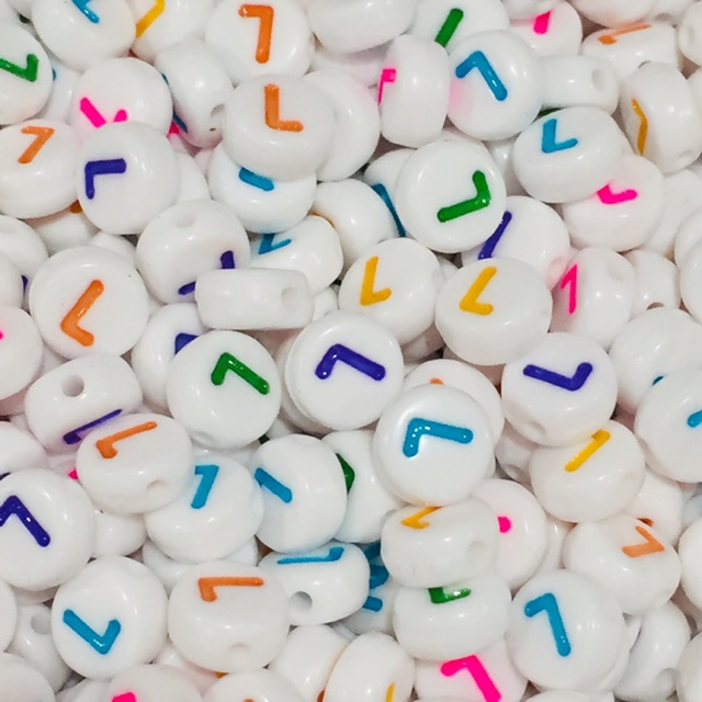 💥RC💥4MM ALPHABET BEADS (L) 50PCS💥 | Shopee Malaysia