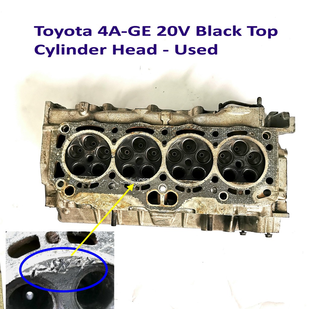 Toyota 4A-GE 20V Black Top Cylinder Head - Used | Shopee Malaysia