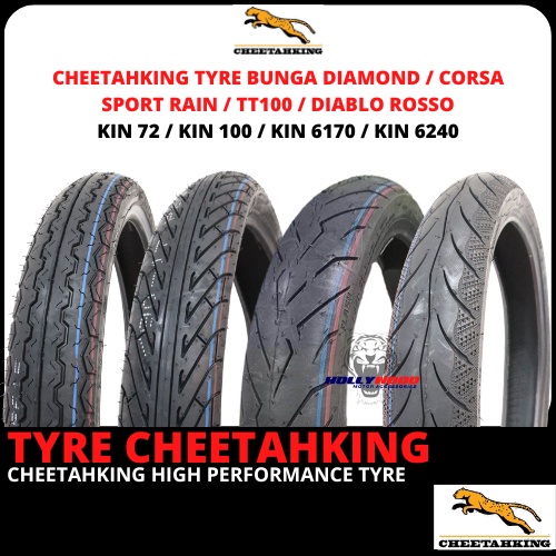 TAYAR KAPCAI JENAMA CHEETAH KING BUNGA DIABLO ROSSO / SPORT RAIN ...