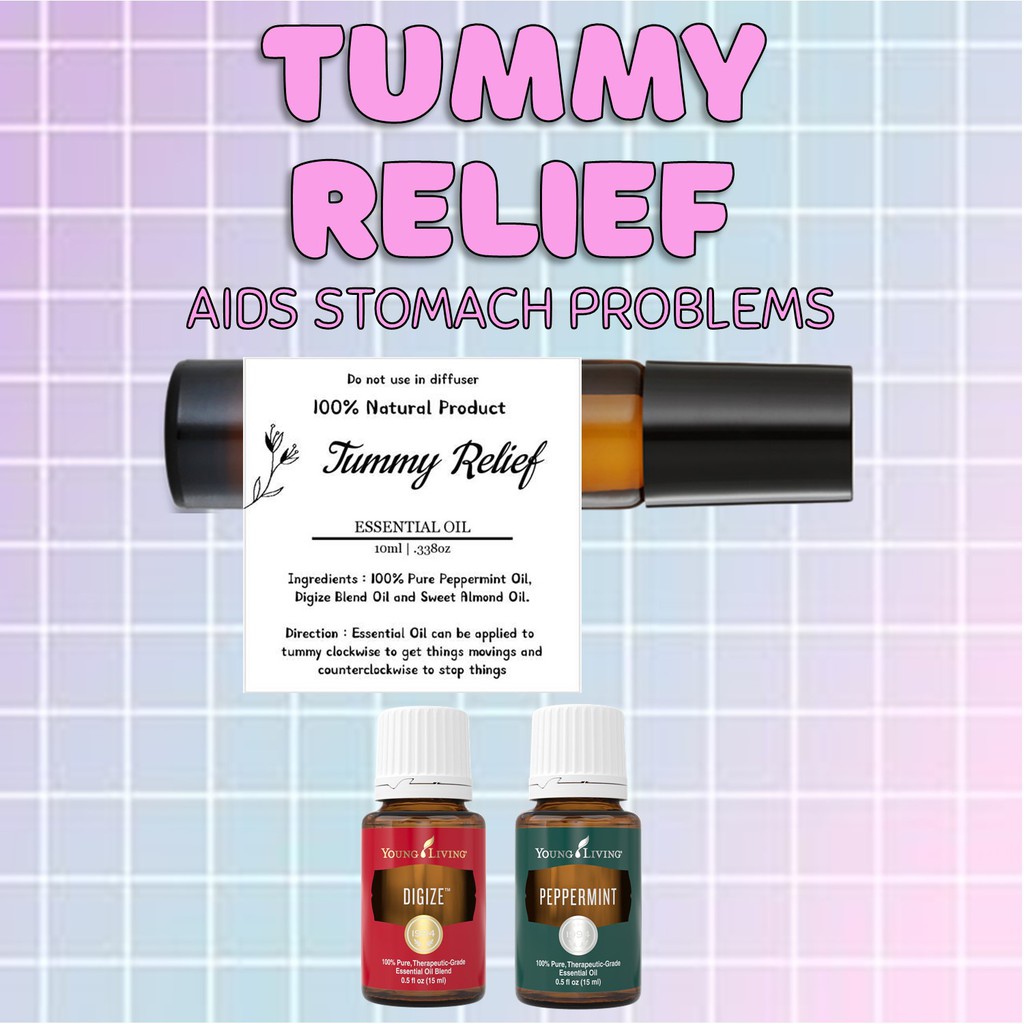 [Free 🎁 & Fast 🚚] Tummy Tamer/10 ML Young Living Roller Blend/Tummy Relief/Stomach Relief ...