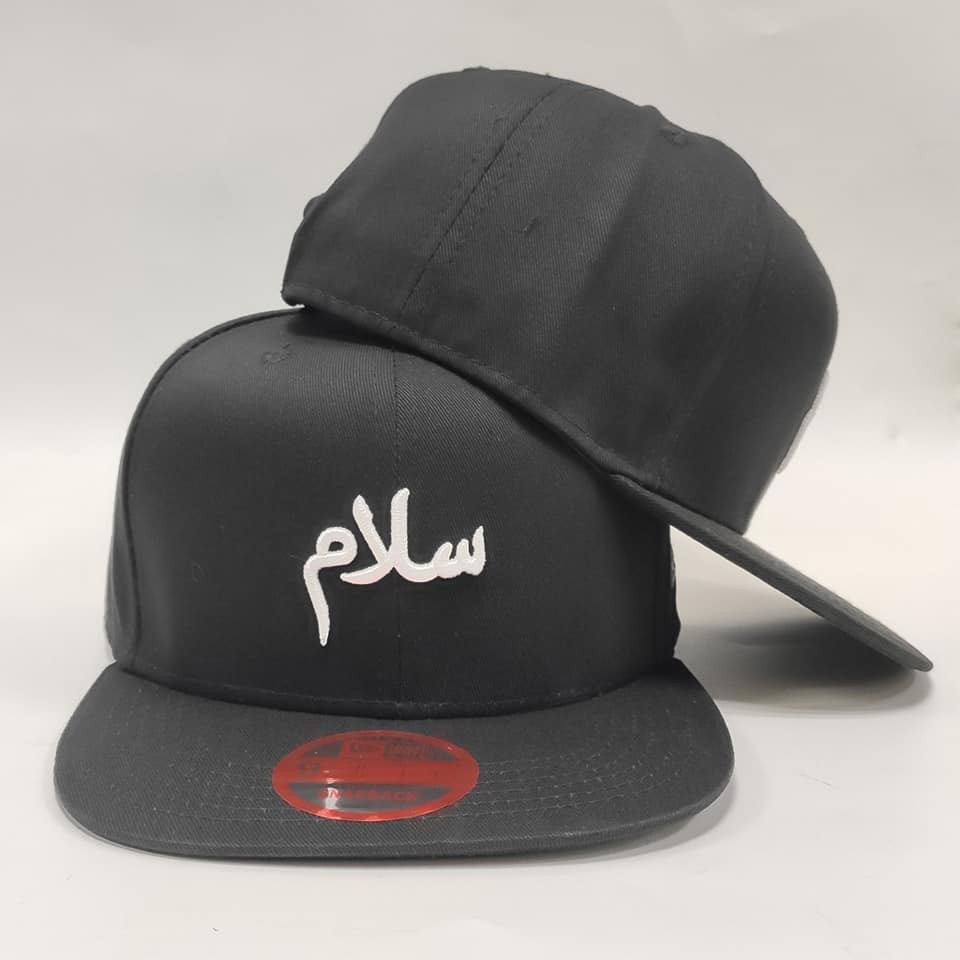 Salam Jawi Cap Black Snapback Hat Capal Merdeka Rimba | Shopee Malaysia