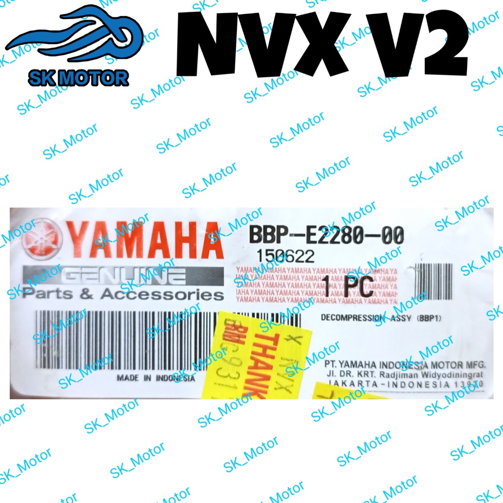 Yamaha NVX 155 V1 V2 / N-MAX NMAX N MAX V1 V2 Original Decompression ...