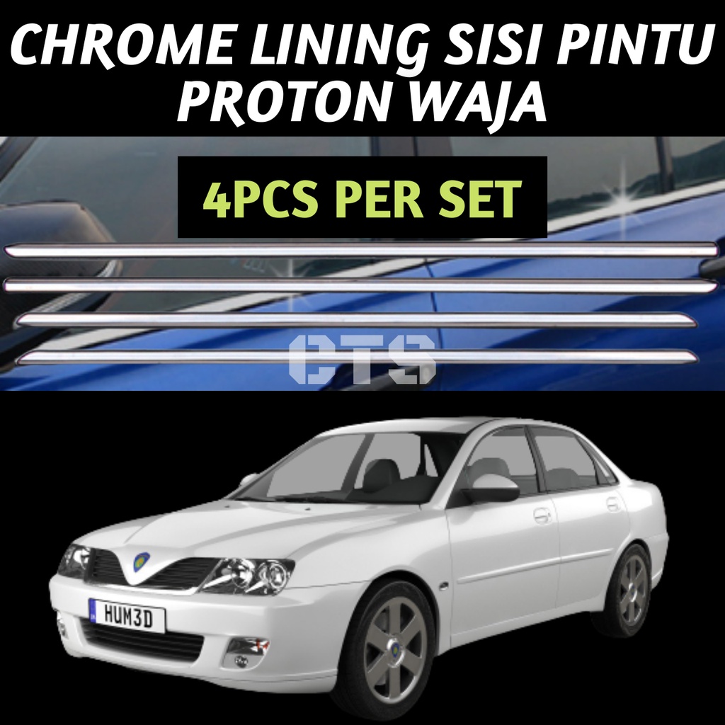 Window Chrome Lining Proton Waja / Door Belt Moulding Proton Waja ...