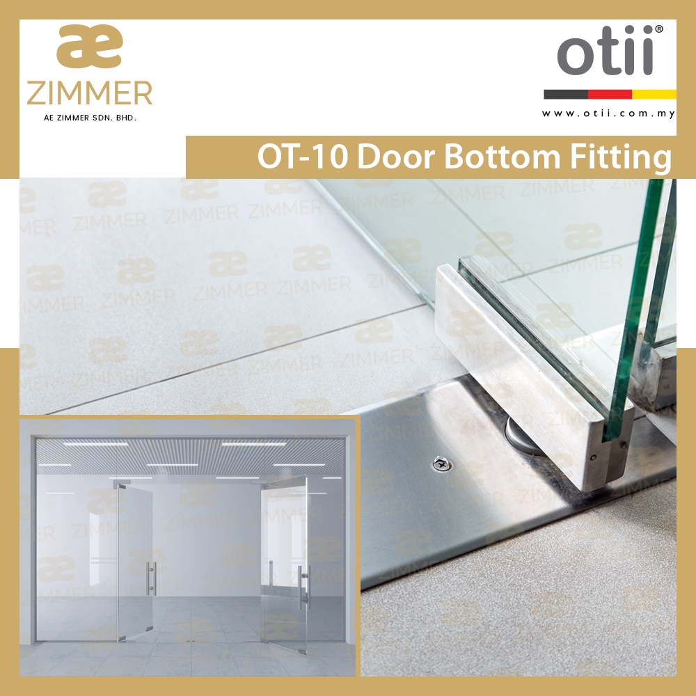 AE Zimmer Otii Floor Hinge Accessories - OT-10 Door Bottom Fitting ...