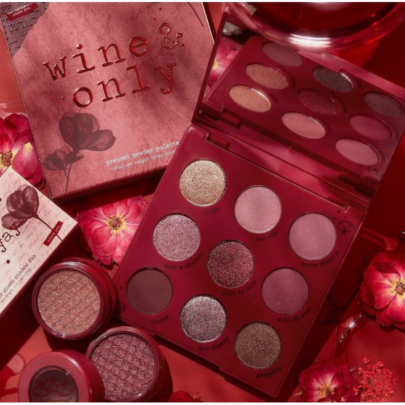 ColourPop Wine and Only Red Burgundy Eyeshadow Palette Wine & Only ...