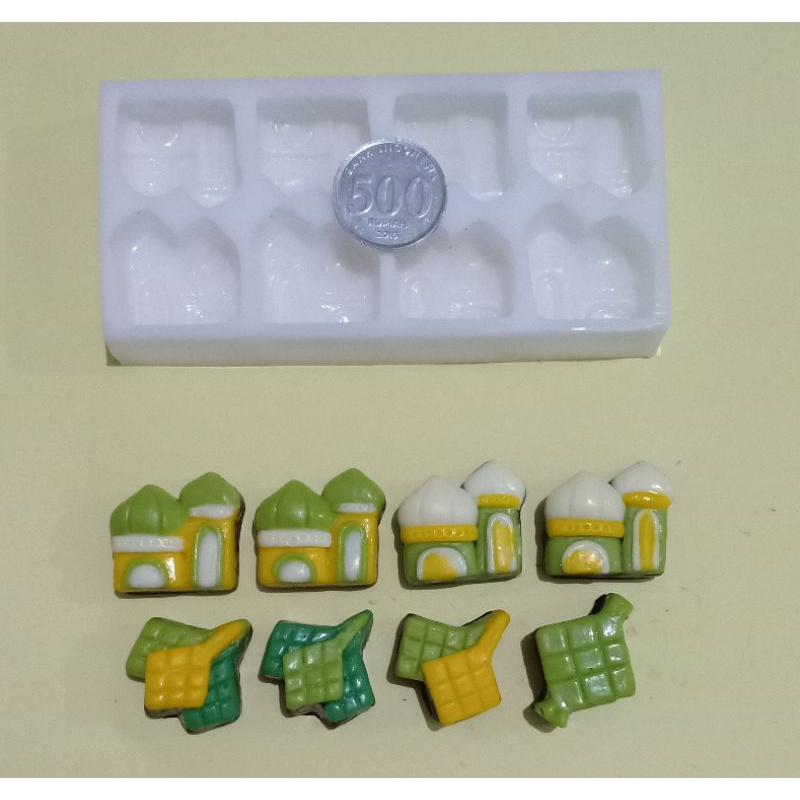 Mosque Chocolate Mold 2 Ketupat Towers Variations | Shopee Malaysia