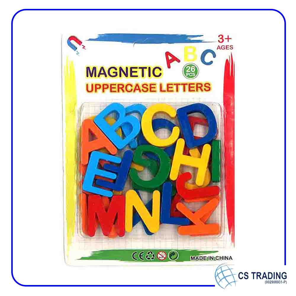 Magnetic Colourful Alphabets Uppercase Magnet ABC 123 | Shopee Malaysia