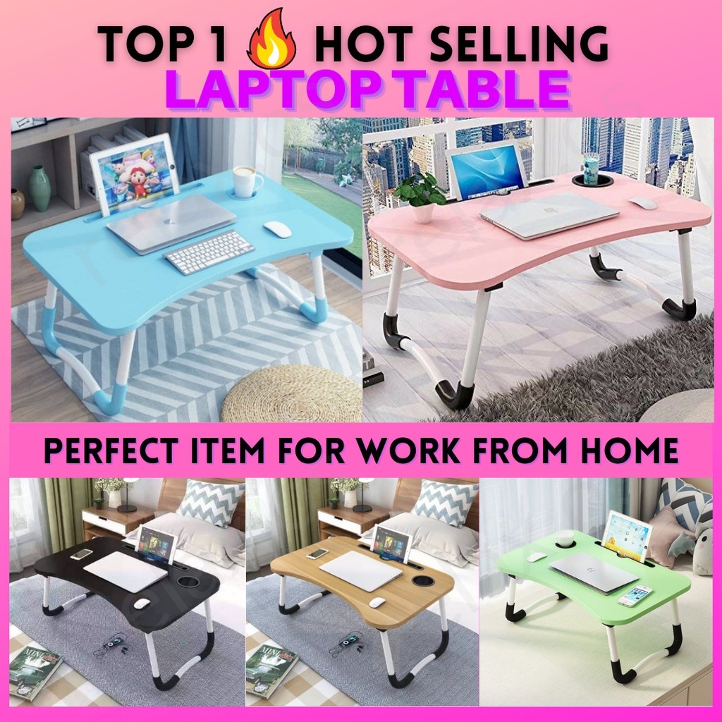 Local inventory Meja belajar Study table Meja lipat Laptop table Small ...