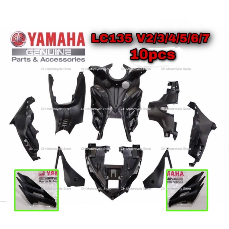 HLY Original Yamaha LC135 V2 V3 V4 V5 V6 V7 Inner Cover Set Coverset ...