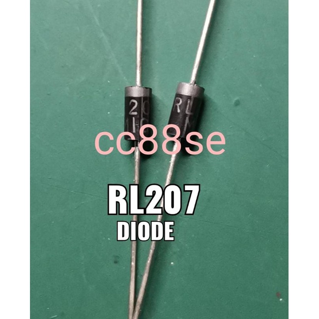 RL207 DO-15 DIODE RECTIFIER 2A 1000V | Shopee Malaysia