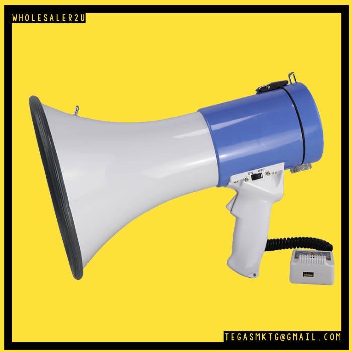 [TEGAS] HARPMAN Powerful Megaphone Rechargeable Portable Handheld ...