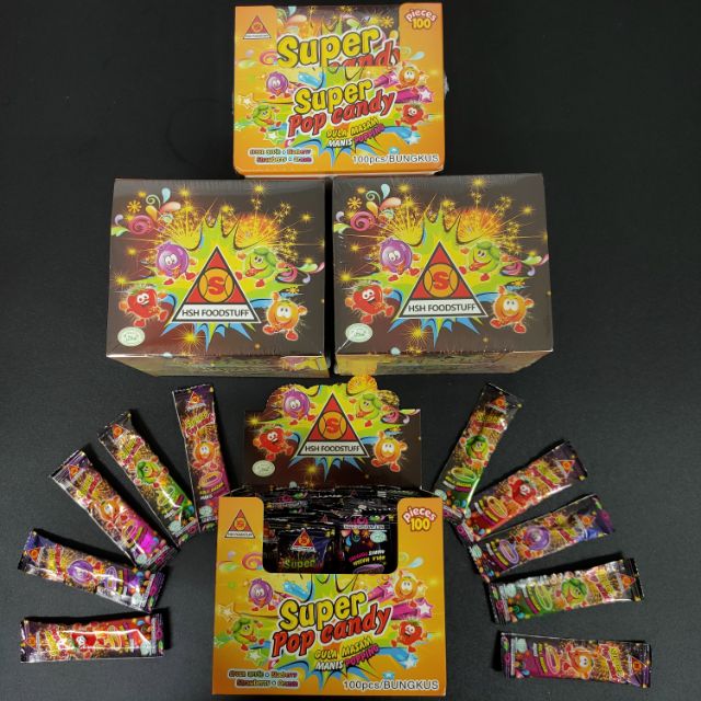 Super pop candy Gula masam manis Popping | Shopee Malaysia