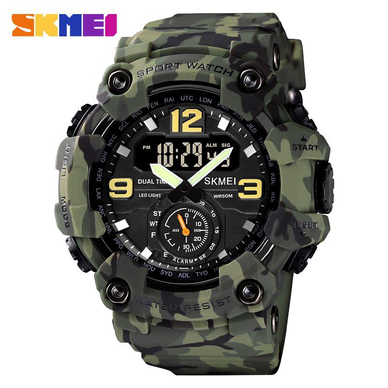 Men Sports Shock Watch 3Time Chrono Alarm Date, Week Display 🔥 | Shopee ...