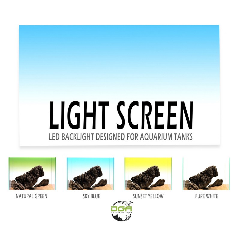 Aquarium Backgroud Light Lightscreen Backlighting DET Aquascape Planted ...