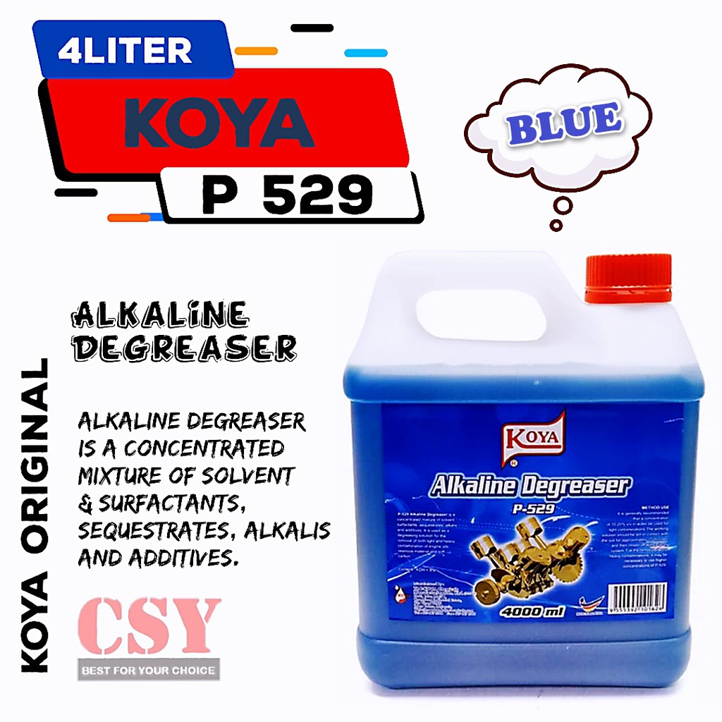 KOYA P-529 ALKALINE DEGREASER 4LITER | Shopee Malaysia