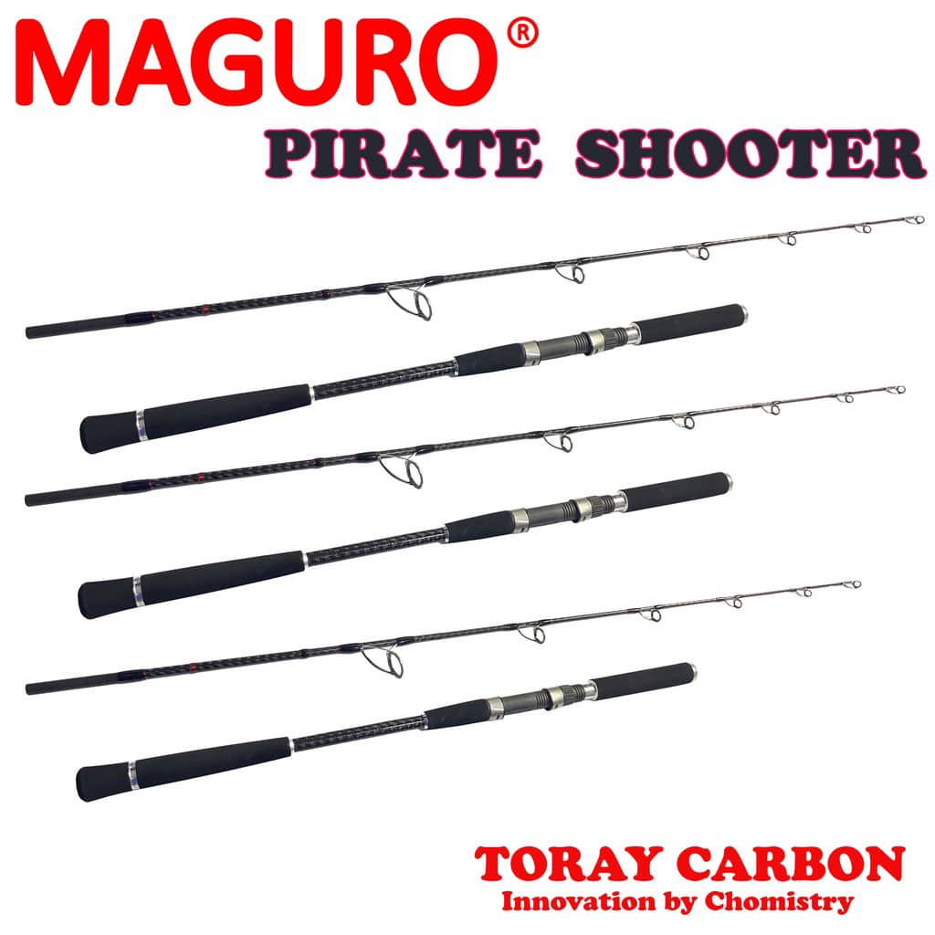 MAGURO 2022 PIRATE SHOOTER FISHING ROD SPINNING ROD | Shopee Malaysia