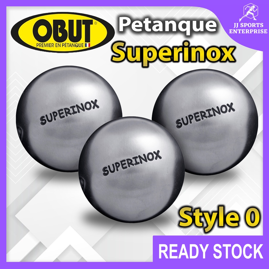 OBUT Petanque Boules Match Superinox Style 0 Competition Jack Bola ...