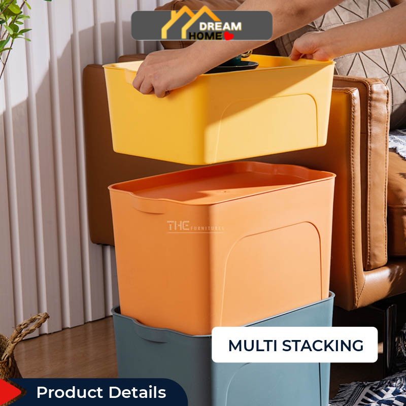 Dream Home Container Storage Box Clothes Plastic Toy Large Storage Box ...