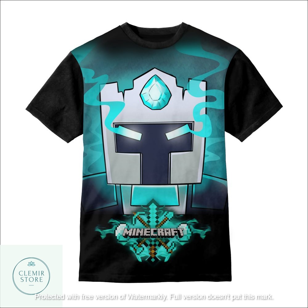 Baju Printing Baju Game Minecraft Frost Diamond Face PcMobile Games ...