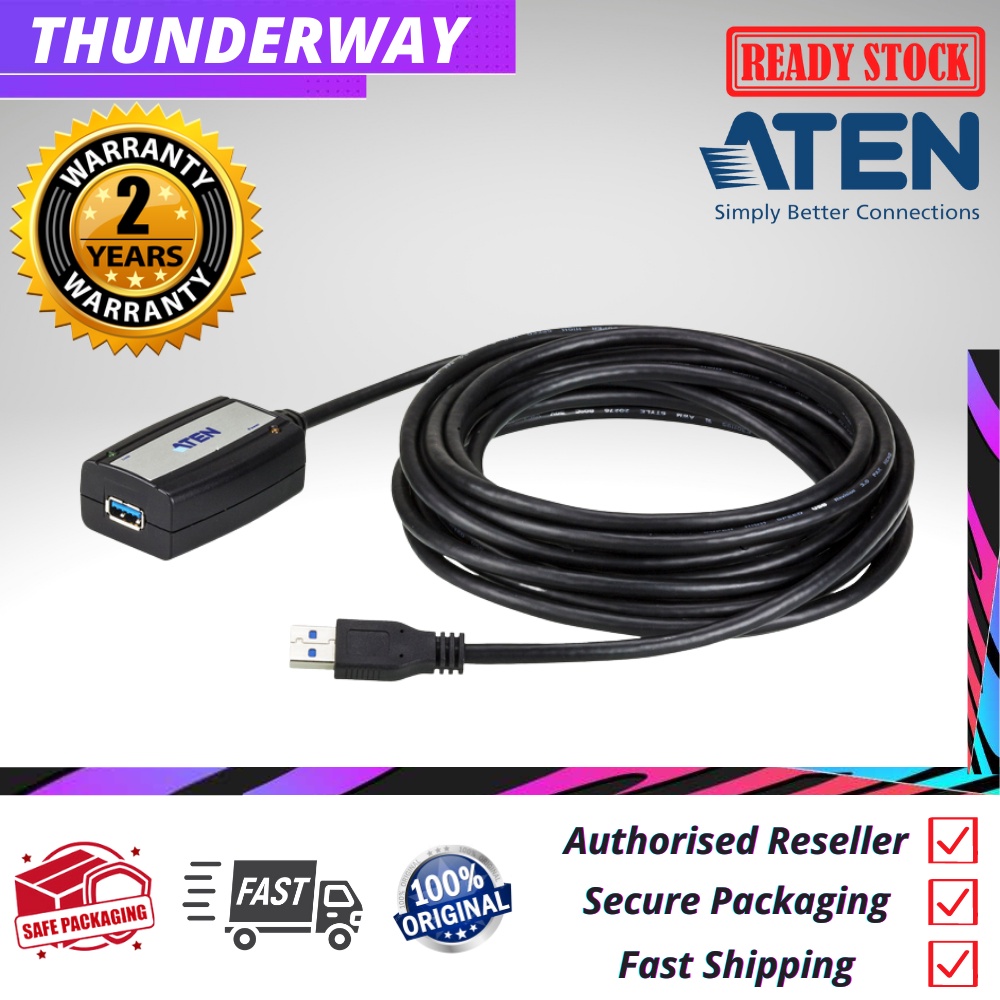 ATEN Ue350a 5 Meter Usb 3.0 Extender Cable | Shopee Malaysia