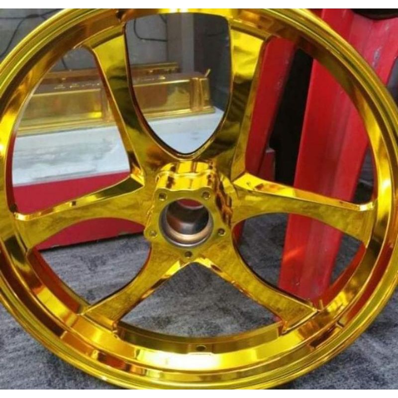 Gold Chrome Paint (Ready stock)Ez Chrome Samurai Spray Paint Magic ...