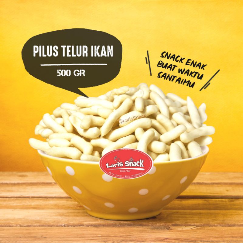 Pilus Crispy Savory Fish Eggs Snack Kilo Bulk 500gr | Shopee Malaysia
