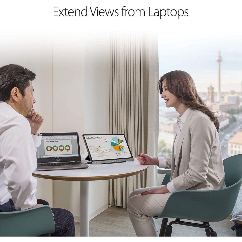 Asus ZenScreen MB14AC IPS FHD Ultraslim LightWeight Portable USB-C ...