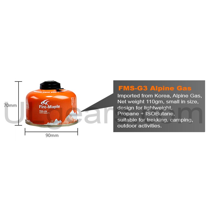 SENGOKU/Kovea Gas/Fire Maple Gas/Alocs Gas/Maxsun Screw Type Gas Camping Gas Butane Gas ...