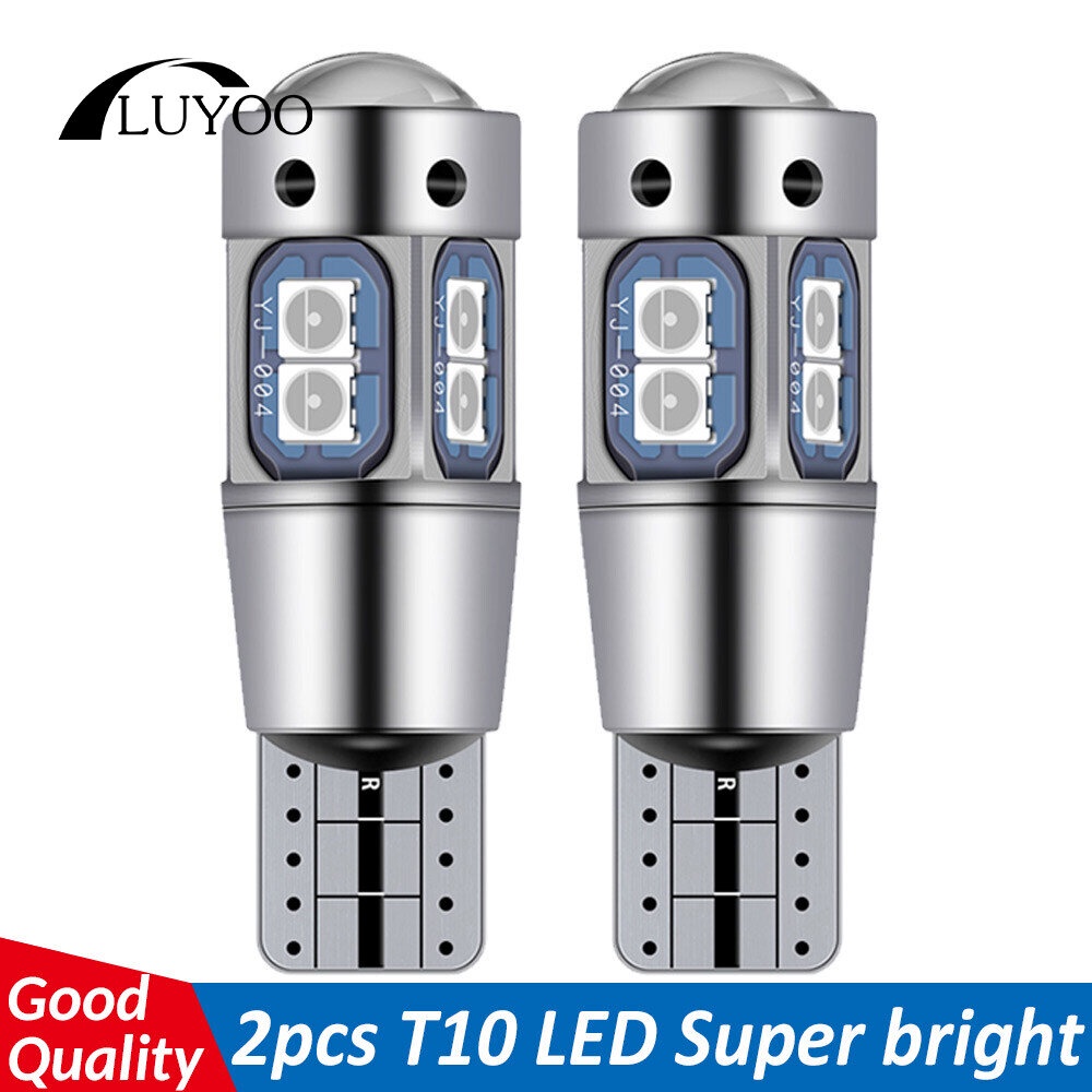 2x Super Bright T10 Led Park Light Tail Light 3030 10smd 12V for Car Led Lamp CANBUS NO Error ...