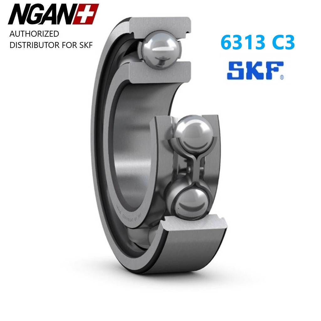SKF 6313/C3 Deep Groove Ball Bearing - Internal Clearance C3 | Shopee ...