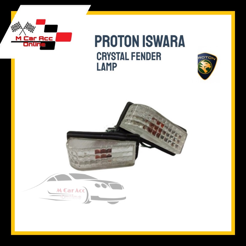 Proton Saga Iswara Fender Lamp Crystal White Set | Shopee Malaysia