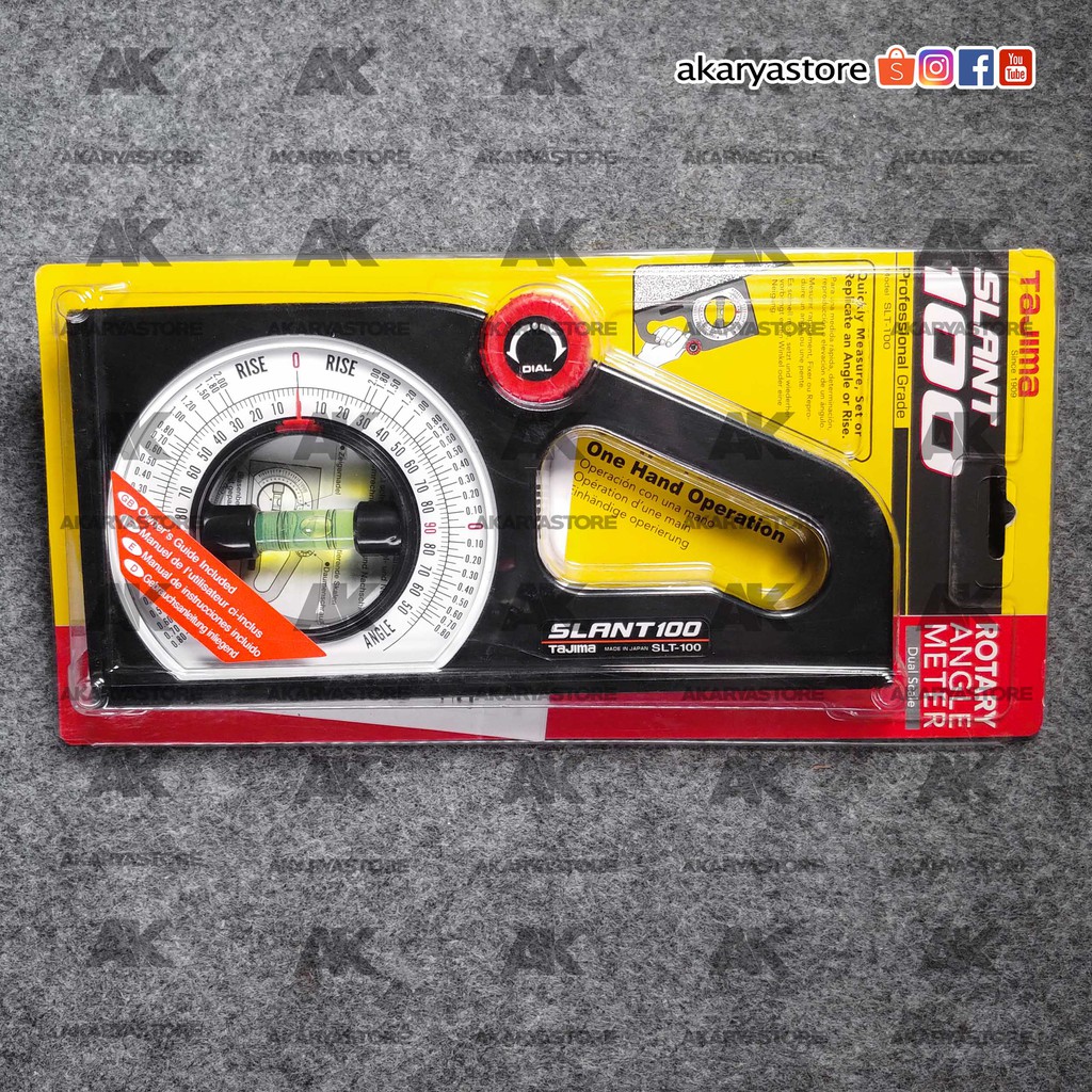 Tajima SLT-100 | Rotary Angle Meter | Spirit level | Protractor ...