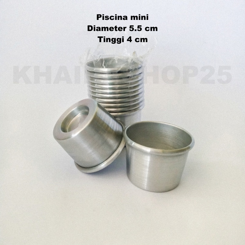 Mini piscina mold mini piscina sponge round tin | Shopee Malaysia