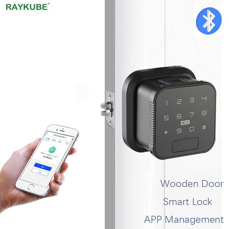 RAYKUBE F2 Intelligent indoor door lock with Biometric Fingerprint ...