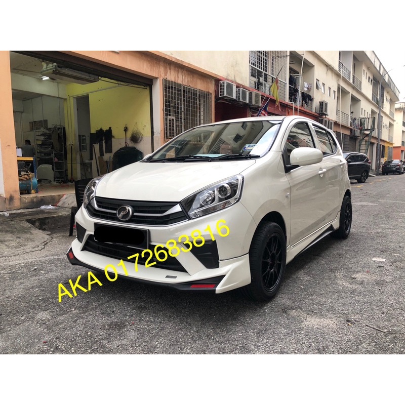 Perodua Axia 2019 2022 Bodykit Drive68 With Paint | Shopee Malaysia
