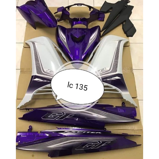COVERSET LC135/ LC 135 V2,V3,V4,V5,V6,V7 EXCITER GP PURPLE , WHITE ...