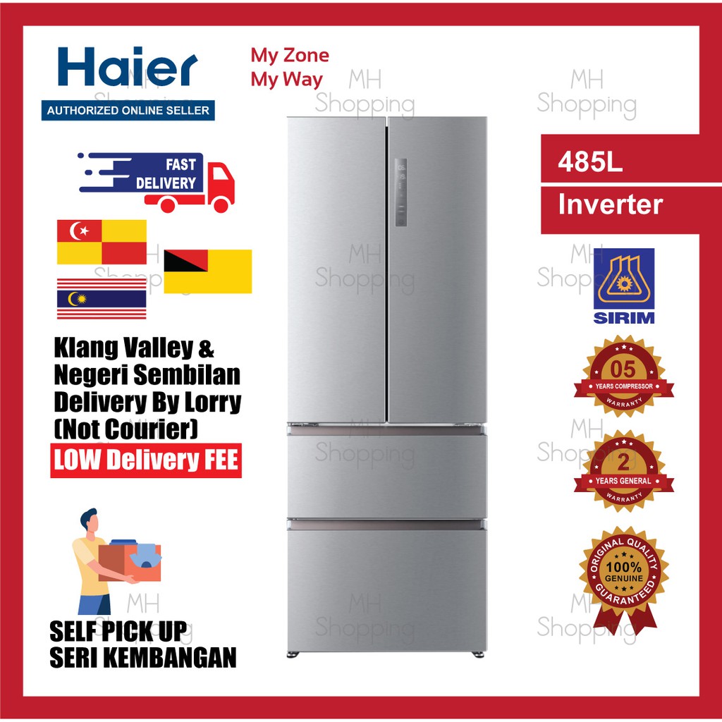 Haier (485L) French Door Series Refrigerator (HB16FMAA) | Shopee Malaysia