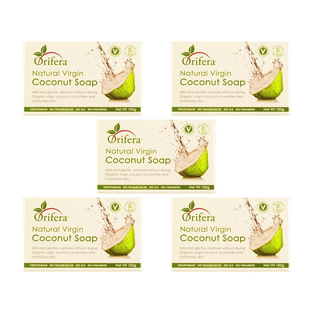 Orifera Virgin Coconut Handmade Natural Soap 100g | Shopee Malaysia