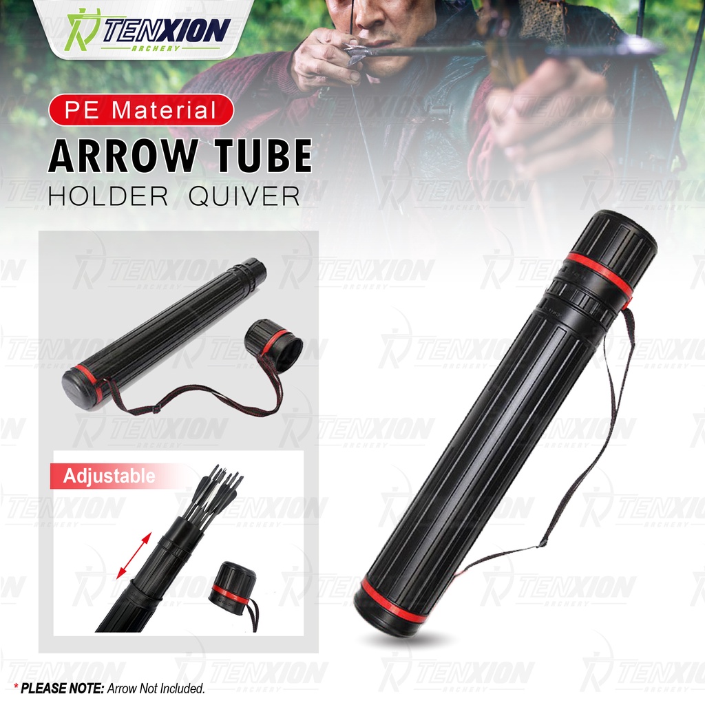 TenXion Archery High Quality Arrow Tube Holder Quiver Plastic Tong Anak ...
