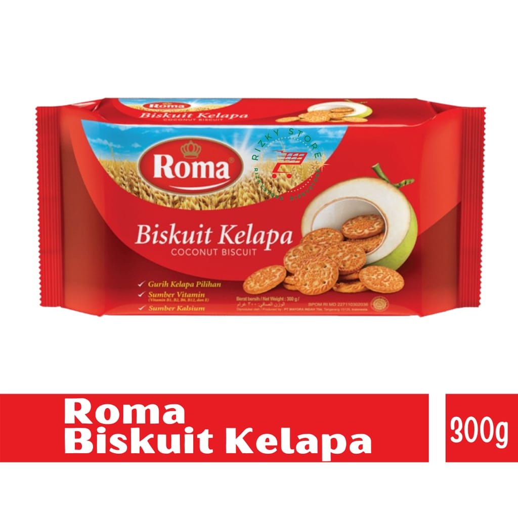 ROMA COCONUT BISCUITS 300g | Shopee Malaysia