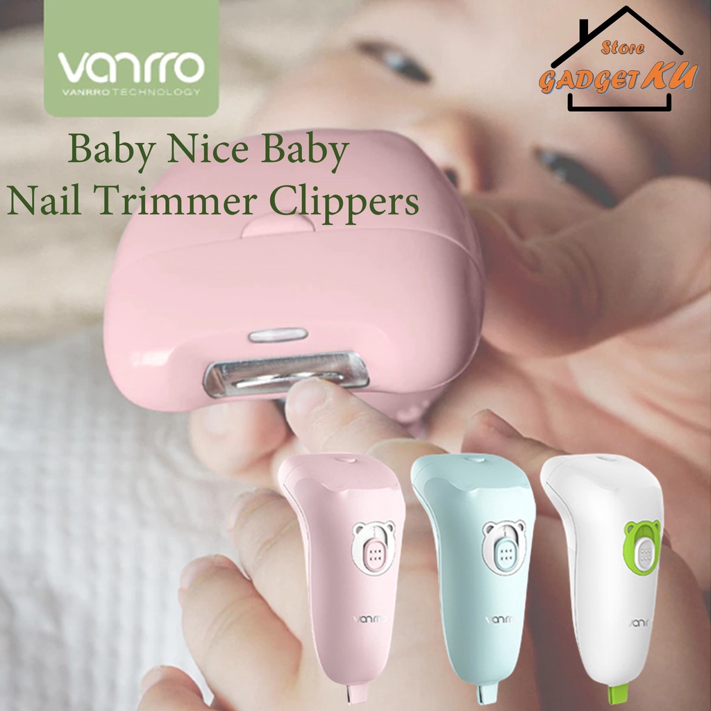 Vanrro Babynice Electric Automatic Baby Nail Clipper Nail Trimmer Nail Cutter Nail Care ...