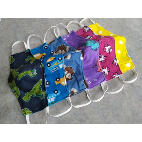 Mask muka cotton dgn poket budak kanak2 Buy 5 FREE 1 Children kids face ...