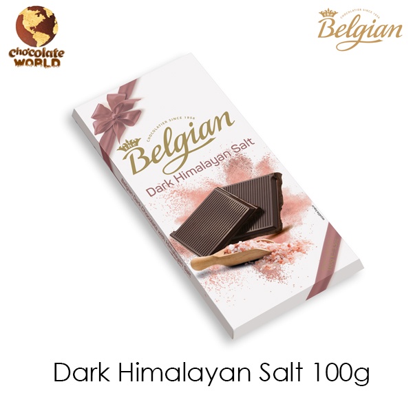 The Belgian Dark Himalayan Salt Chocolate 100g (Made in Belgium ...