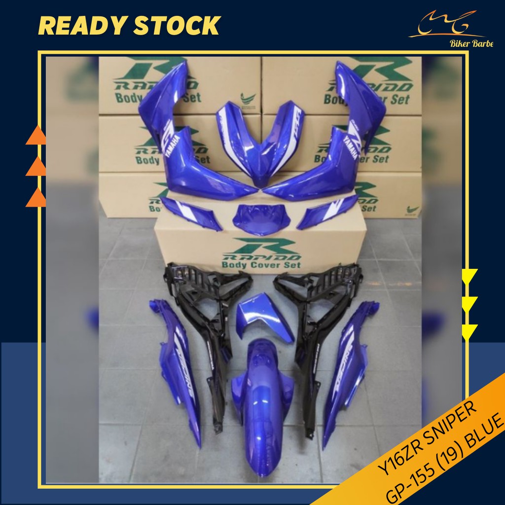 [READY STOCK] COVERSET/BODYSET YAMAHA Y16/Y16ZR SNIPER GP-155 SET (19 ...