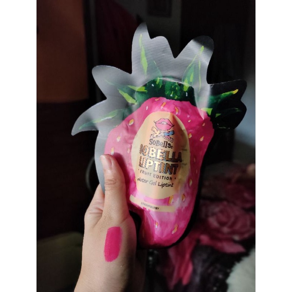 SOBELLA FLOWER & FRUIT EDITION WATER GEL LIPTINT + WATER BASED ...