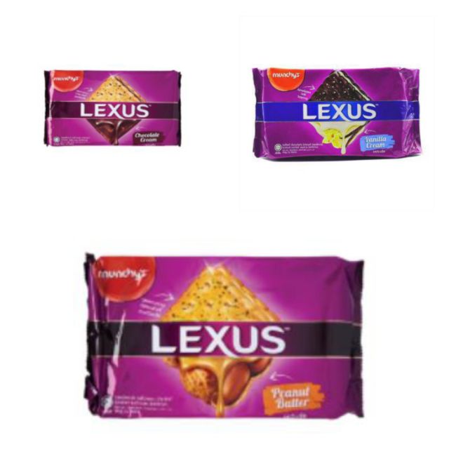 Munchy's Lexus Peanut | Chocolate | Salted Vanilla Sandwich 190g (3 ...