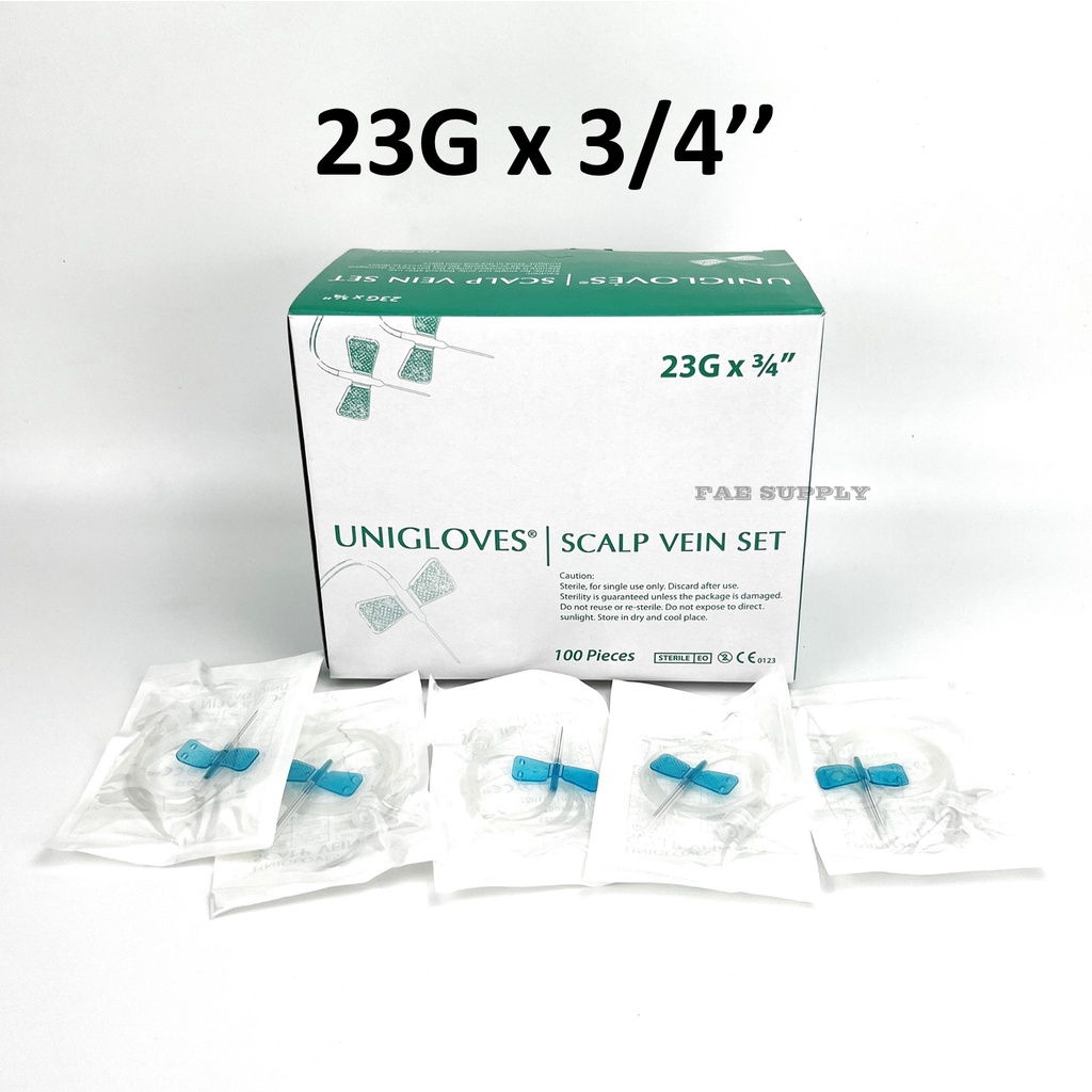 Butterfly Needle Scalp Vein Set 21G 23G 25G 27G 100pcs/box Winged ...