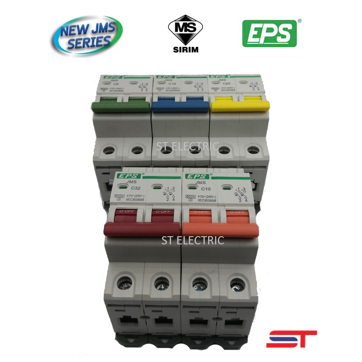 EPS 2 POLE MCB 6A/10A/16A/20A/32A/40A/63A MINIATURE CIRCUIT BREAKERS ...